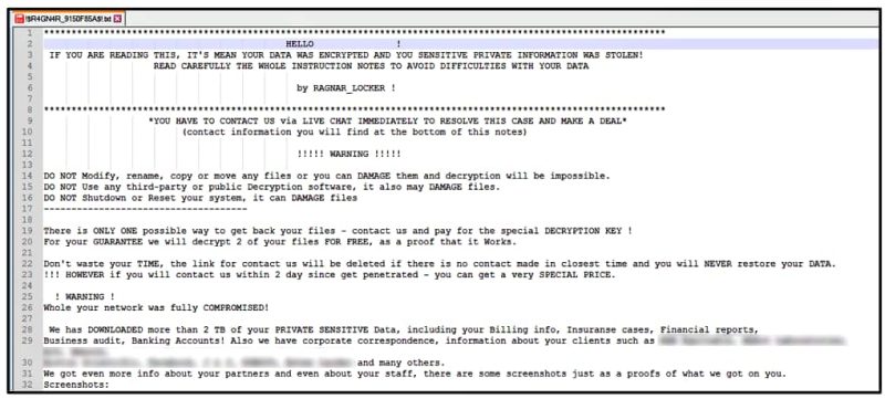 52 Critical Infrastructure Orgs Hit by Ragnar Locker Ransomware Gang – FBI