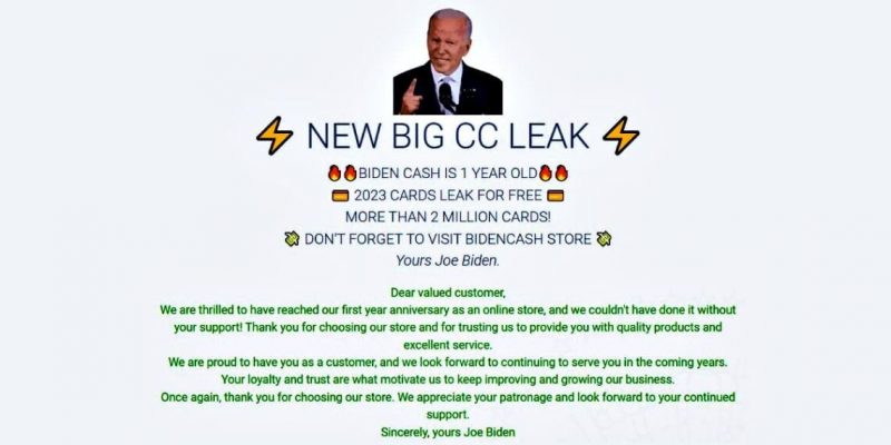 BidenCash Market Leaks 2M Credit Cards in Birthday Blitz – Hackread ...