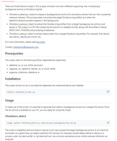 Kaspersky’s iShutdown Tool Detects Pegasus Spyware on iOS Devices – Hackread – Cybersecurity ...