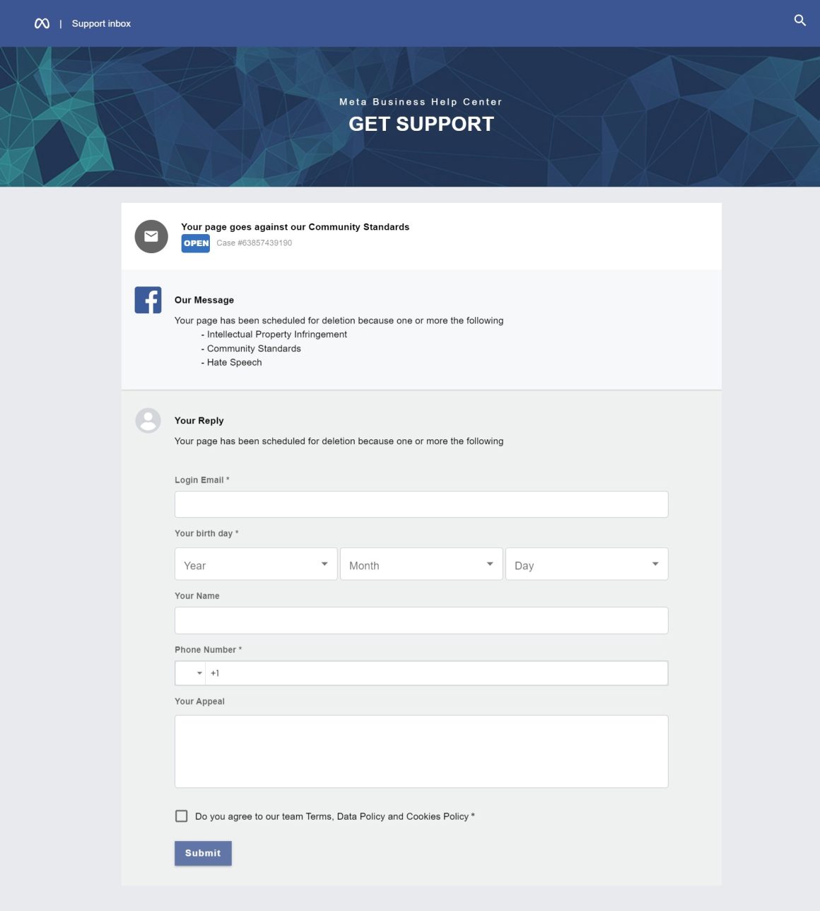 New Phishing Scam Hooks META Businesses with Trademark Threats