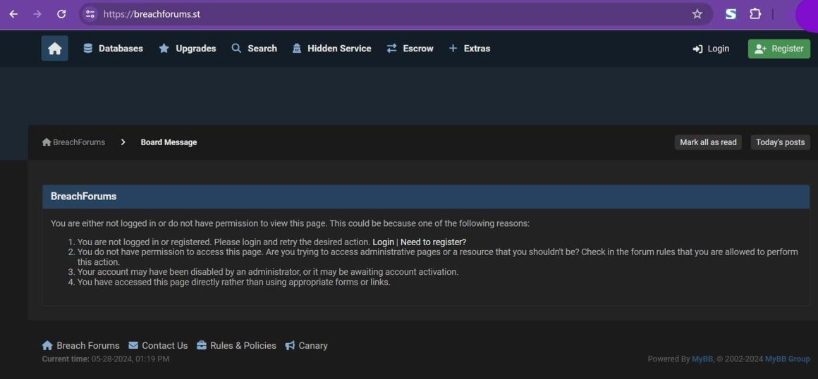 Breach Forums Return to Clearnet and Dark Web Despite FBI Seizure ...
