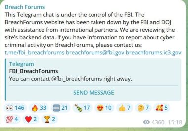 Popular Cyber Crime Forum Breach Forums Seized by Police