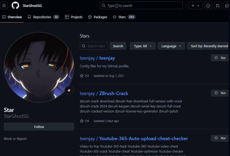 3,000 Fake GitHub Accounts Used to Spread Malware in Stargazers Ghost Scheme – Hackread ...