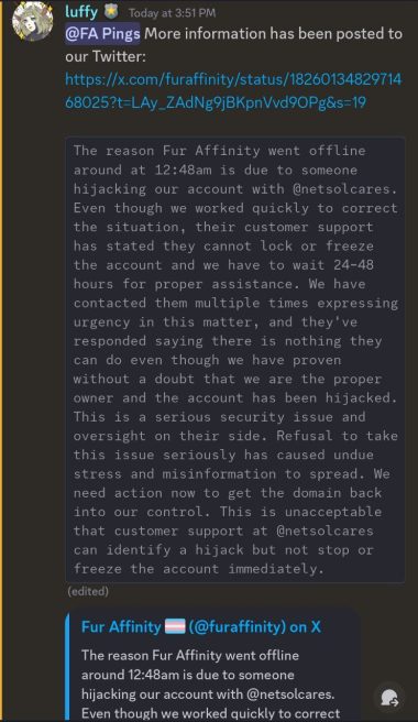 Fur Affinity Website Hacked in DNS Hijacking Attack – Hackread ...