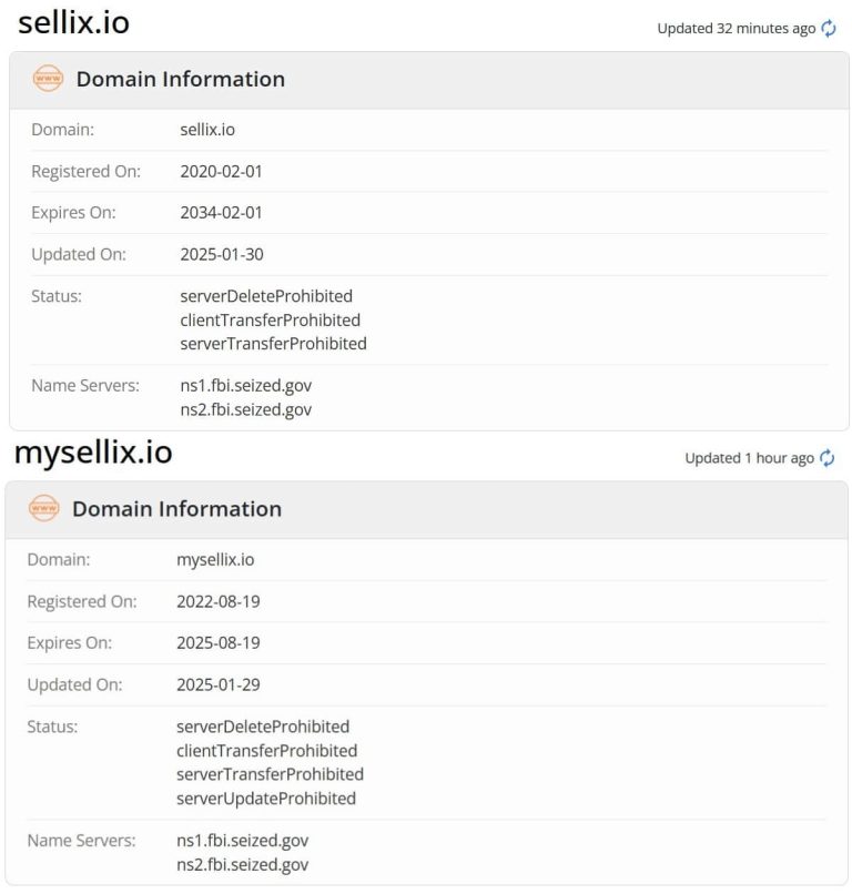 Operation Talent: FBI Seizes Nulled.to, Cracked.to, Sellix.io and more ...