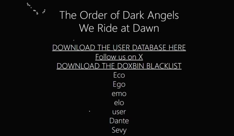 Doxbin Data Breach: Hackers Leak 136K User Records and Blacklist File ...