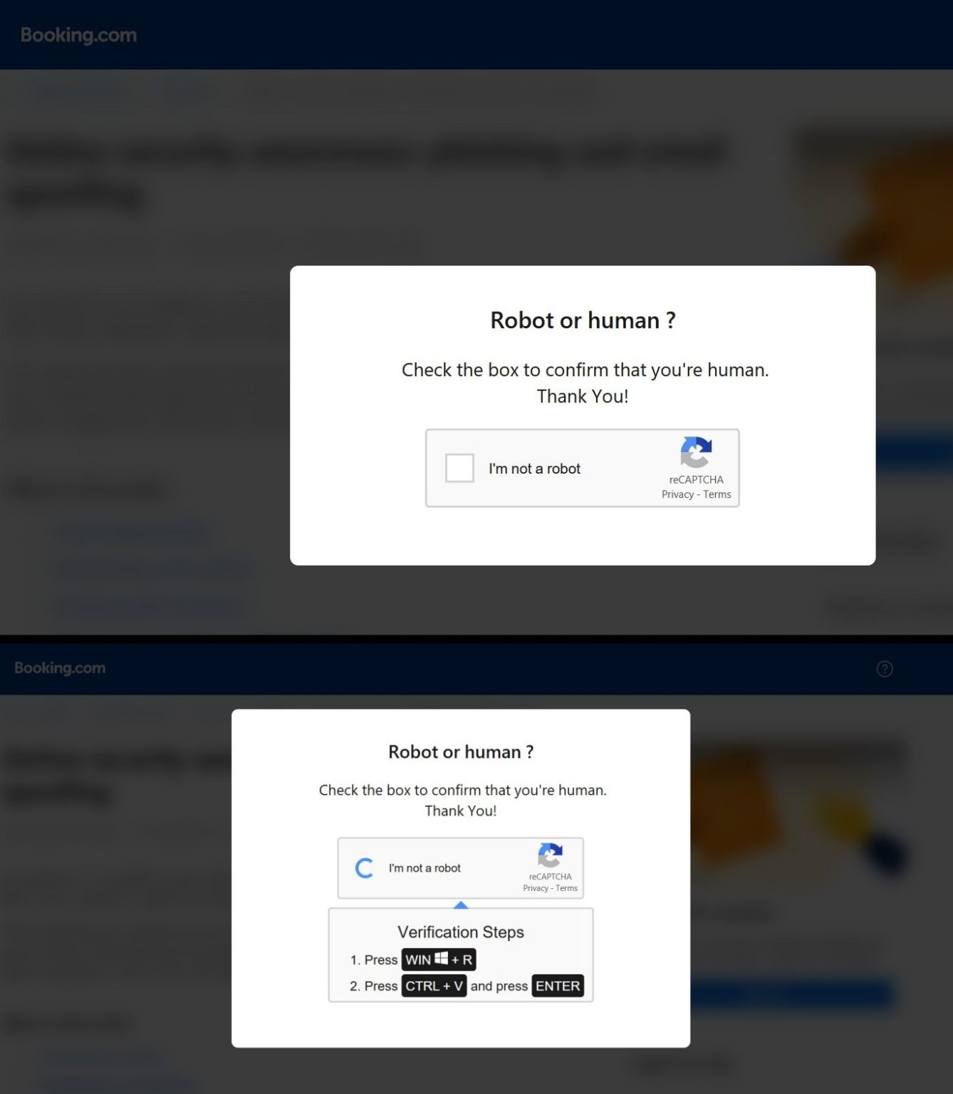 Booking.com Phishing Scam Uses Fake CAPTCHA to Install AsyncRAT ...