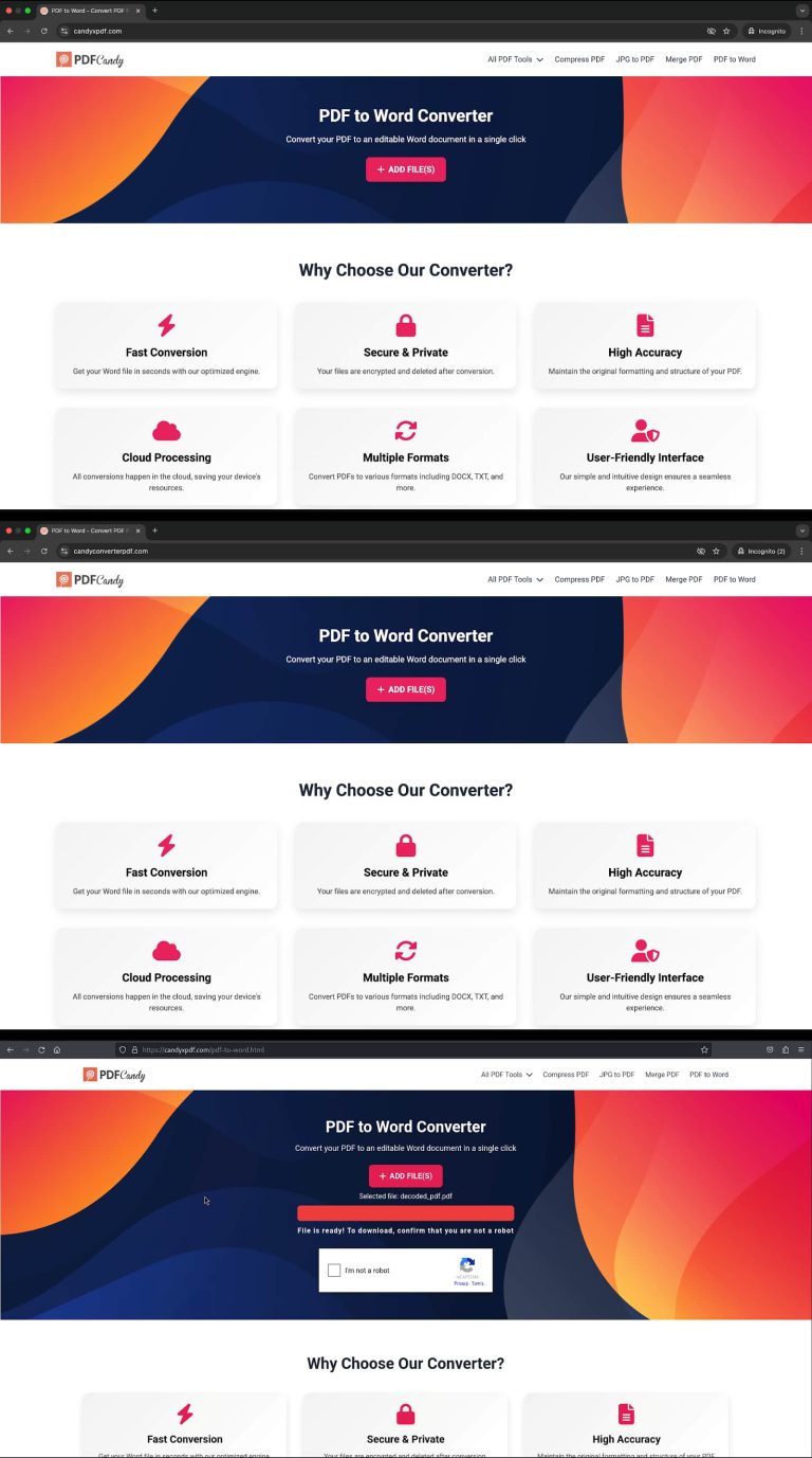 Fake PDFCandy File Converter Websites Spread Malware