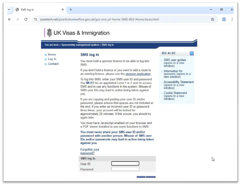 Home Office Phishing Scam Target UK Visa Sponsorship System