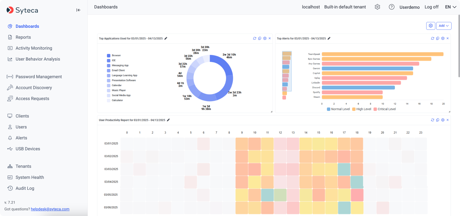 New in Syteca Release 7.21: Agentless Access, Sensitive Data Masking ...