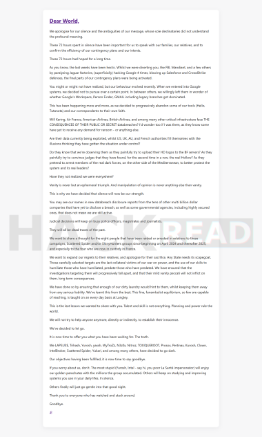 Scattered Lapsus$ Hunters Hacker Group Announces Shutdown – Hackread ...