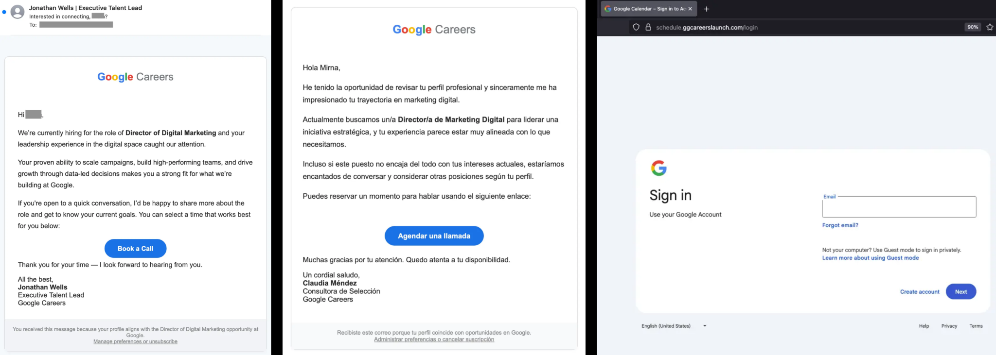 Fake Google Job Offer Email Scam Targets Workspace and Microsoft 365 Users