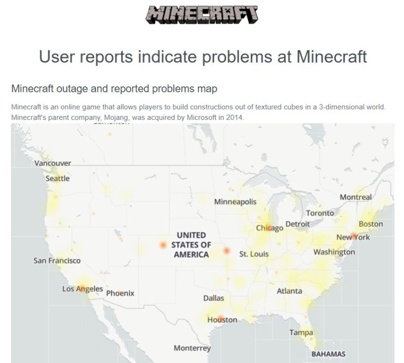 Microsoft Outage Hits Azure, 365, Xbox, Minecraft and More