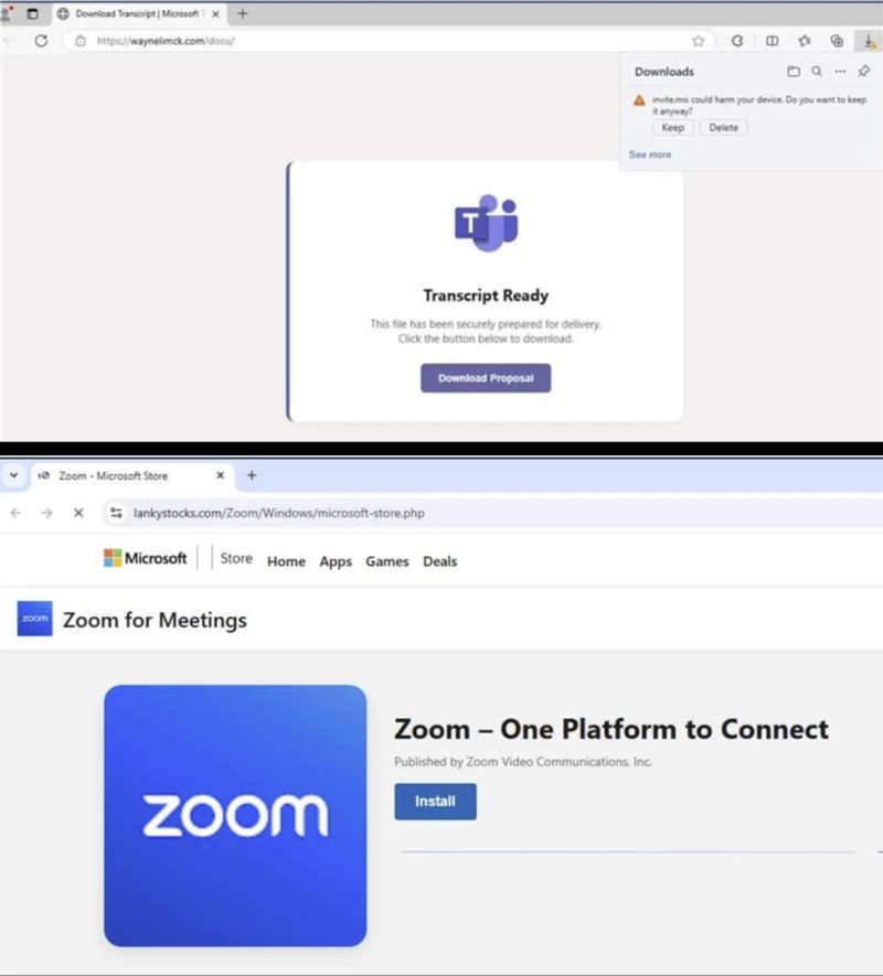 Fake Zoom, Teams Invites Drop Malware Using Compromised Certificates
